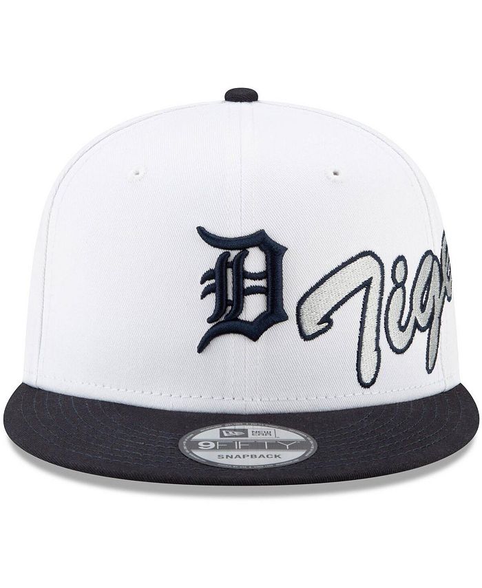 New Era Men's White Detroit Tigers Vintage-Inspired 9FIFTY Snapback Hat ...
