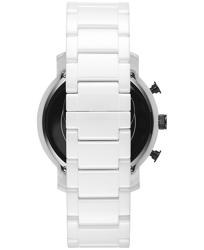 MVMT Chrono White Ceramic Bracelet Watch 45mm - Macy's