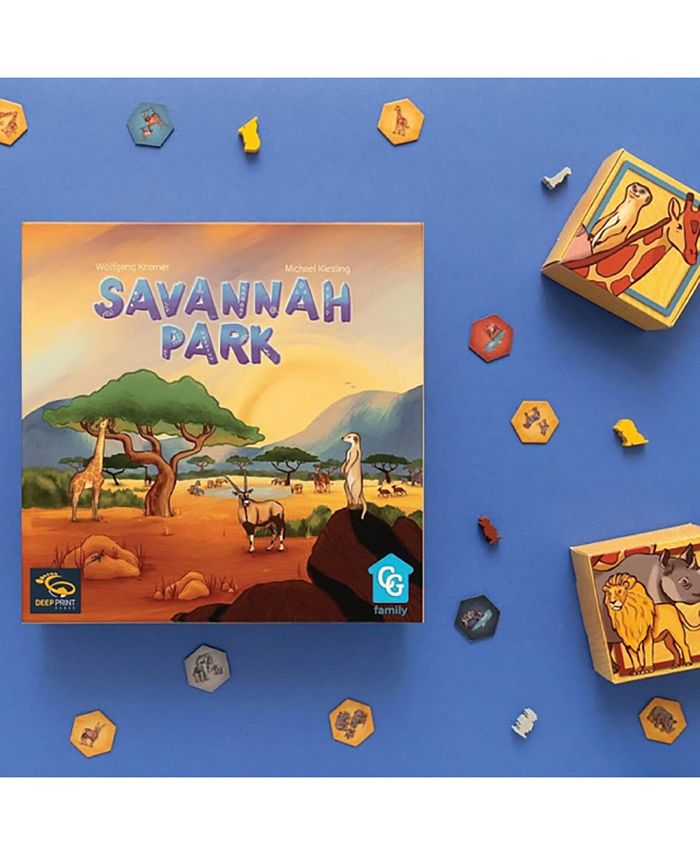 Capstone Games Savannah Park Family Strategy Board Game, 190 Pieces ...