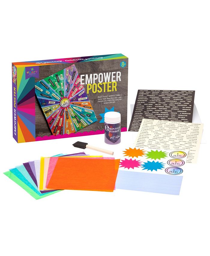 CRAFT-TASTIC EMPOWER POSTER - Craft Kit - One-of-a-kind Inspirational ...