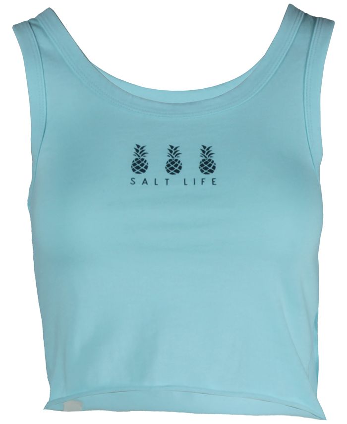 Salt Life Women's Tres Palms Cotton Tank Top - Macy's