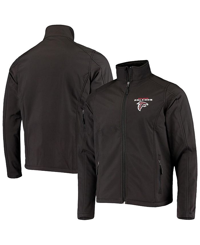 Dunbrooke Men's Black Atlanta Falcons Sonoma Softshell Full-Zip Jacket ...