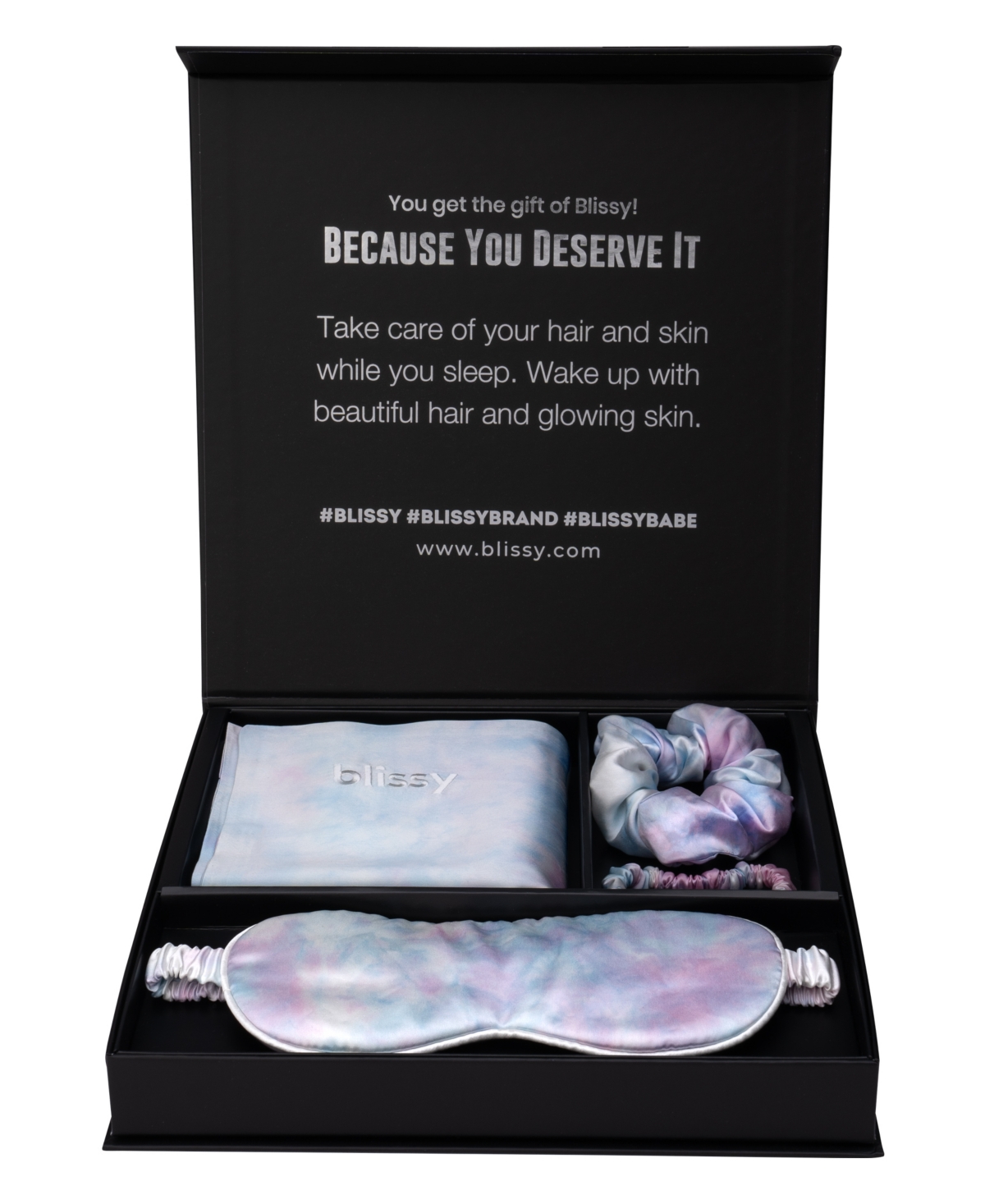 Click here for Blissy Pure Silk Dream 4-Pc. Set  Standard - Tie-d... prices