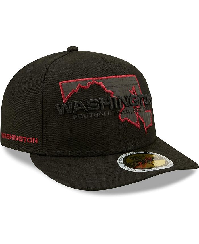 New Era Men's Black Washington Football Team State Flective 59FIFTY ...