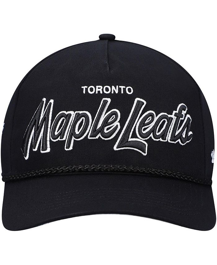 '47 Brand Men's '47 Black Toronto Maple Leafs Crosstown Script Hitch ...