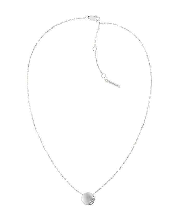 Calvin Klein Women's Stainless Steel Necklace - Macy's