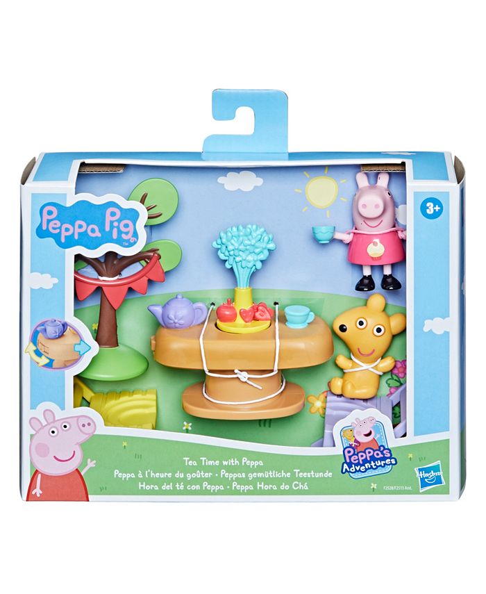 Peppa Pig Tea Time with Peppa Play Set - Macy's