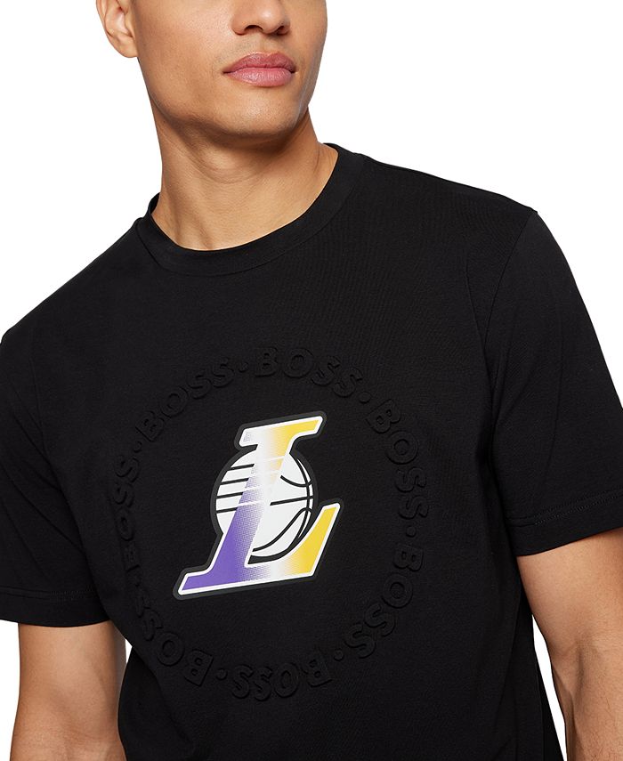 Hugo Boss BOSS x NBA Men's Los Angeles Lakers Relaxed-Fit T-Shirt - Macy's