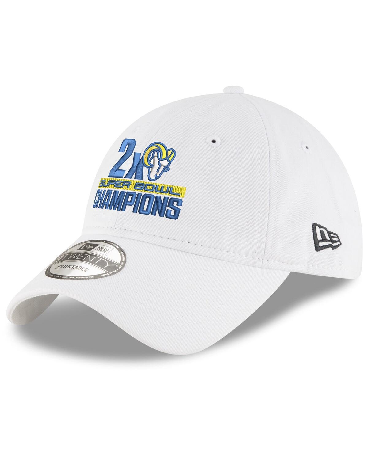 Click here for Mens New Era White Los Angeles Rams 2-Time Super B... prices