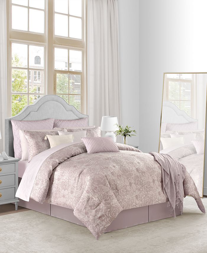 Sunham Amelia Blush 14-Pc. King Comforter Set, Created For Macy's - Macy's