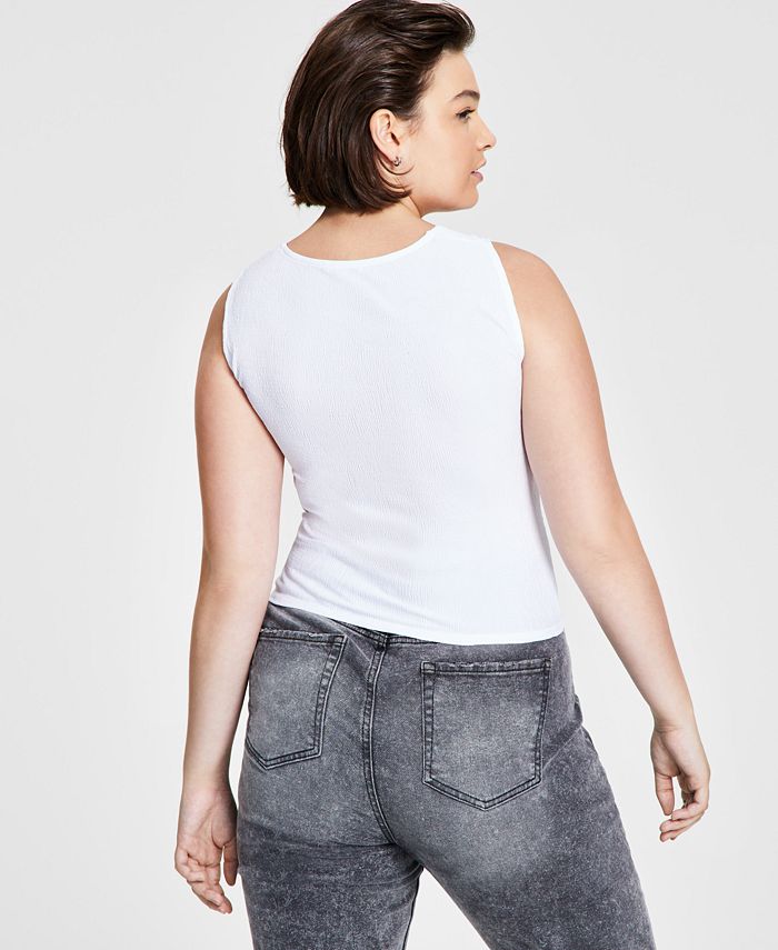 Bar III Women's Bustier Tank Top, Created for Macy's & Reviews - Tops ...