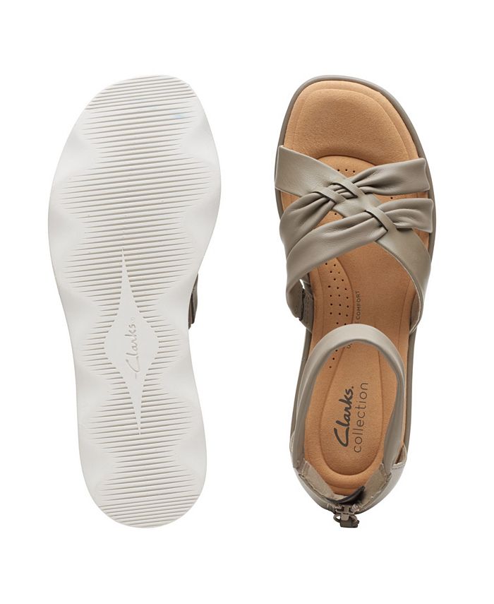 Clarks Women's Collection Clara Rae Wedge Sandal - Macy's