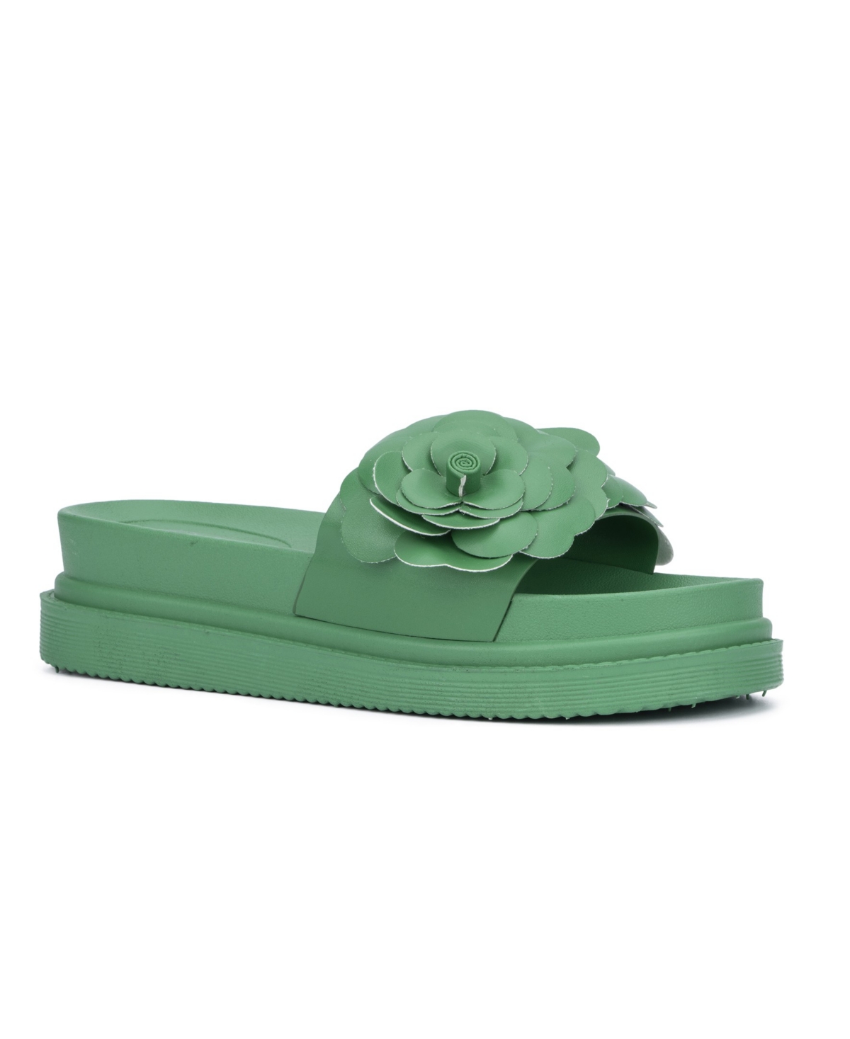 New York And Company Women's Camilia Platform Slide Sandals Women's ...