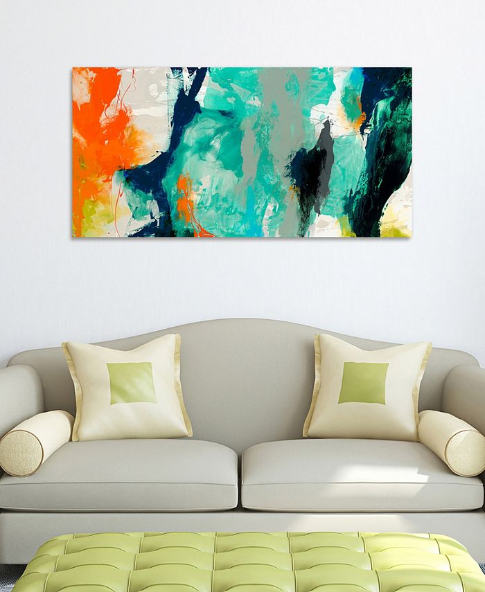 Empire Art Direct 'Tidal Abstract 2' Frameless Free Floating Tempered ... Empire Art Direct 'Tidal Abstract 2' Frameless Free Floating Tempered ...