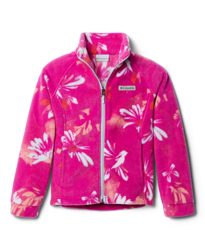 Columbia Big Girls Benton Springs Ii Printed Fleece Jacket & Reviews ...