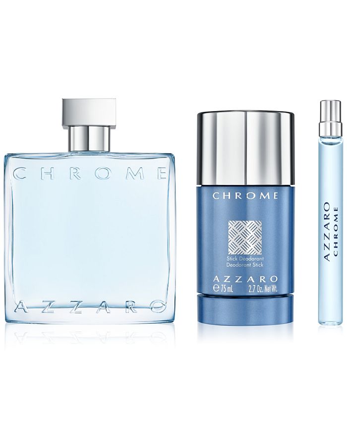 Azzaro Men's 3-Pc. Chrome Eau de Toilette Gift Set - Macy's