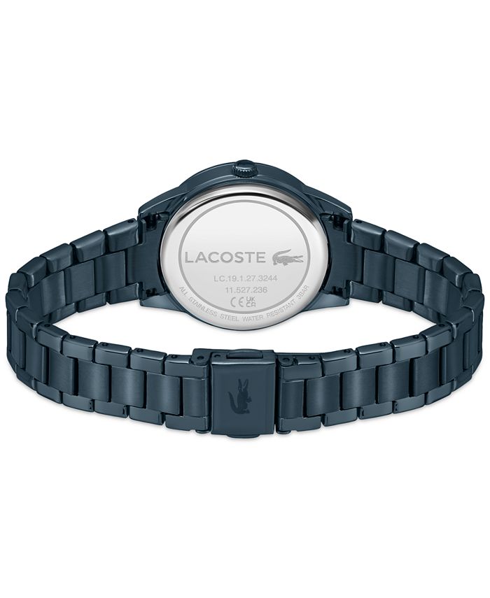 Lacoste Women's LadyCroc Blue-Tone Stainless Steel Bracelet Watch 32mm ...