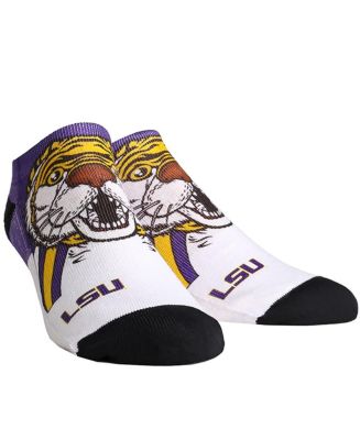 Rock 'Em Men's Rock Em Socks LSU Tigers Mascot Low Ankle Socks - Macy's