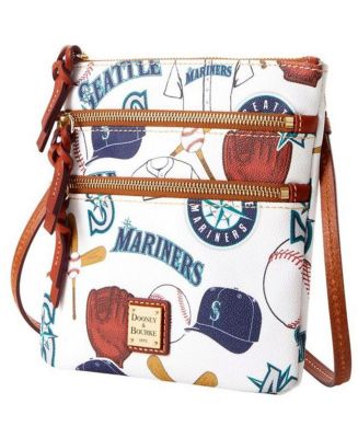Women's Dooney & Bourke Seattle Mariners Game Day Triple-Zip Crossbody ...