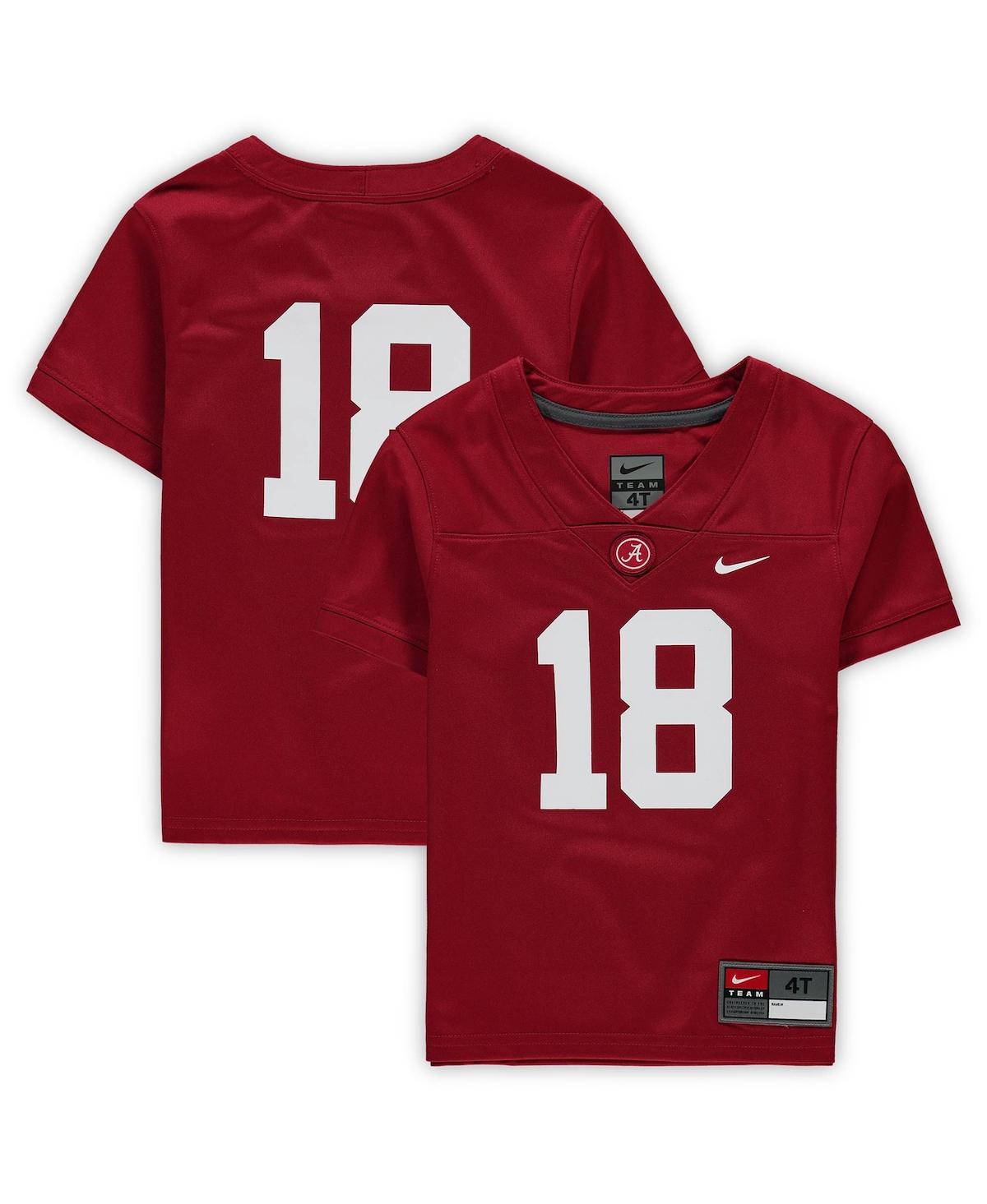 Click here for Boys and Girls Toddler Nike #18 Crimson Alabama Cr... prices
