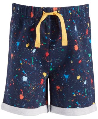 First Impressions Toddler Boys Splatter Paint Shorts, Created for Macy ...