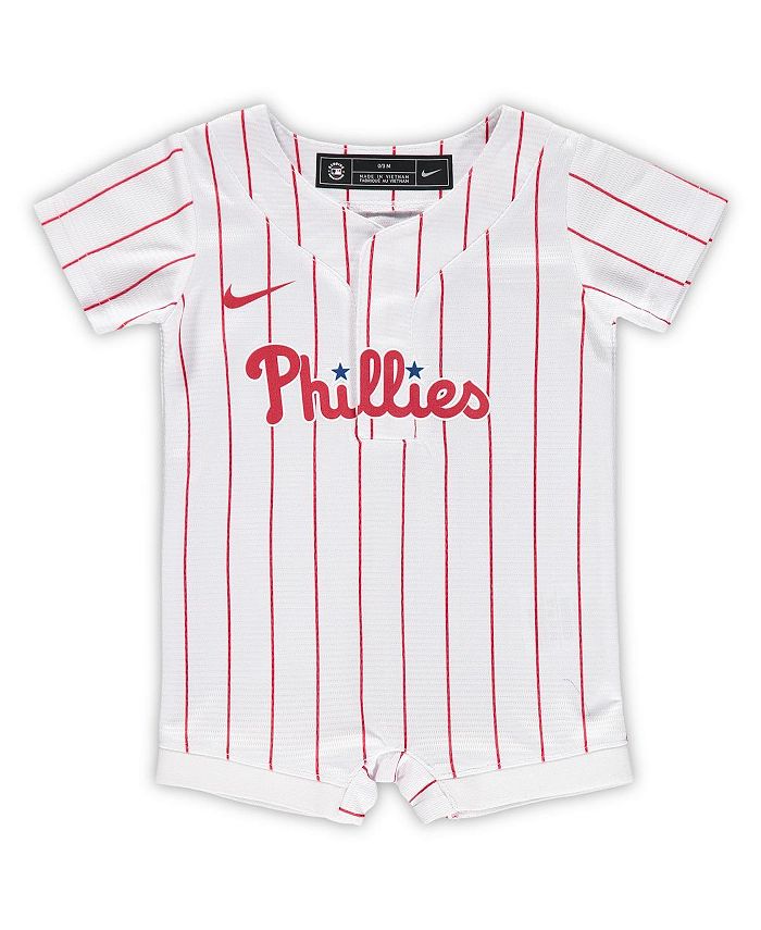 Nike Unisex Newborn Infant White Philadelphia Phillies Official Jersey ...