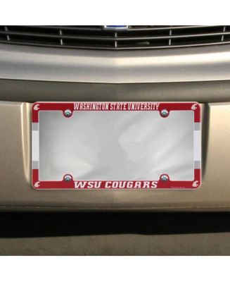 Wincraft Washington State Cougars Plastic License Plate Frame - Macy's