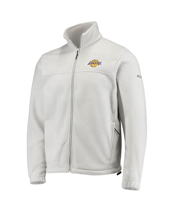 Columbia Men's Los Angeles Lakers Gray Flanker Full-Zip Jacket - Macy's