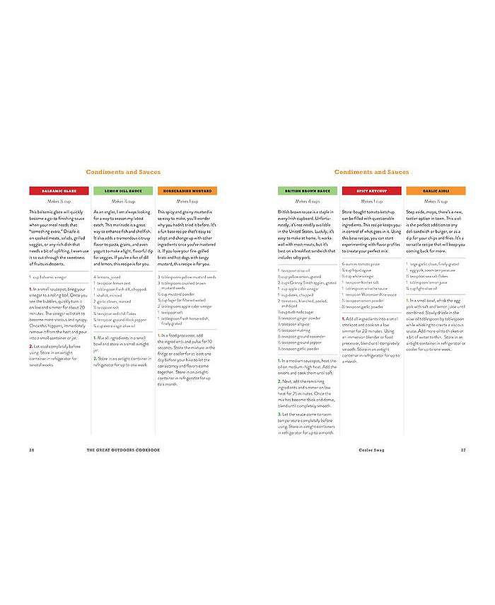 Barnes & Noble The Great Outdoors Cookbook - Over 100 Recipes for the ...