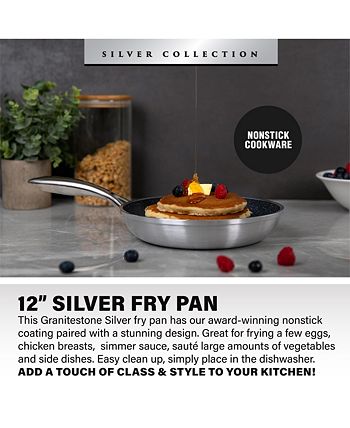 Granite Stone Diamond Silver Collection Titanium Diamond Infused Triple ...