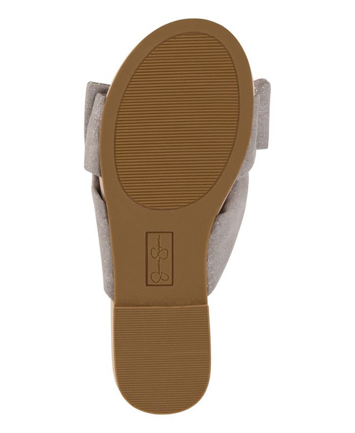 Jessica Simpson Little Girls Flat Bow Sandal - Macy's