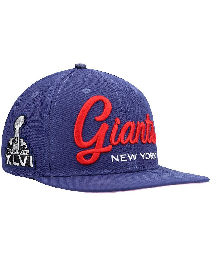 Pro Standard Men's Navy New York Giants Xlvi Super Bowl Champions ...