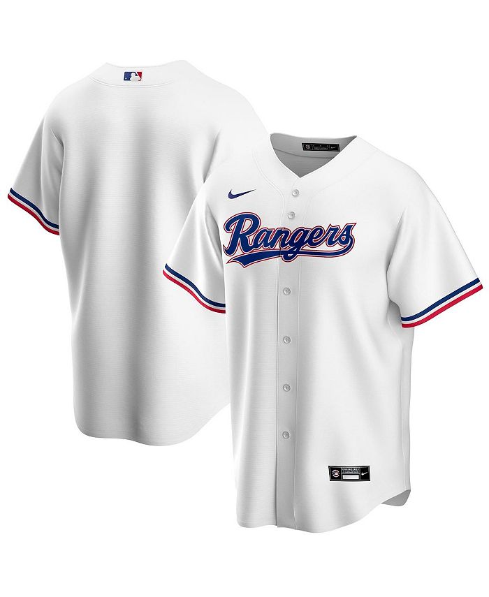 Nike Men's White Texas Rangers Home Replica Team Jersey - Macy's