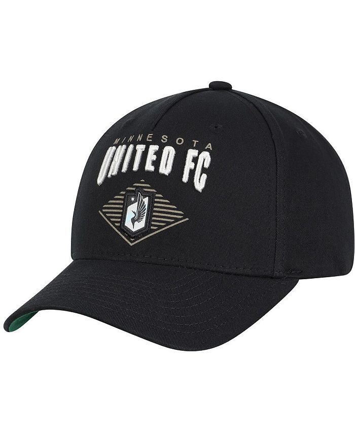 Mitchell & Ness Men's Black Minnesota United FC Floater Adjustable ...