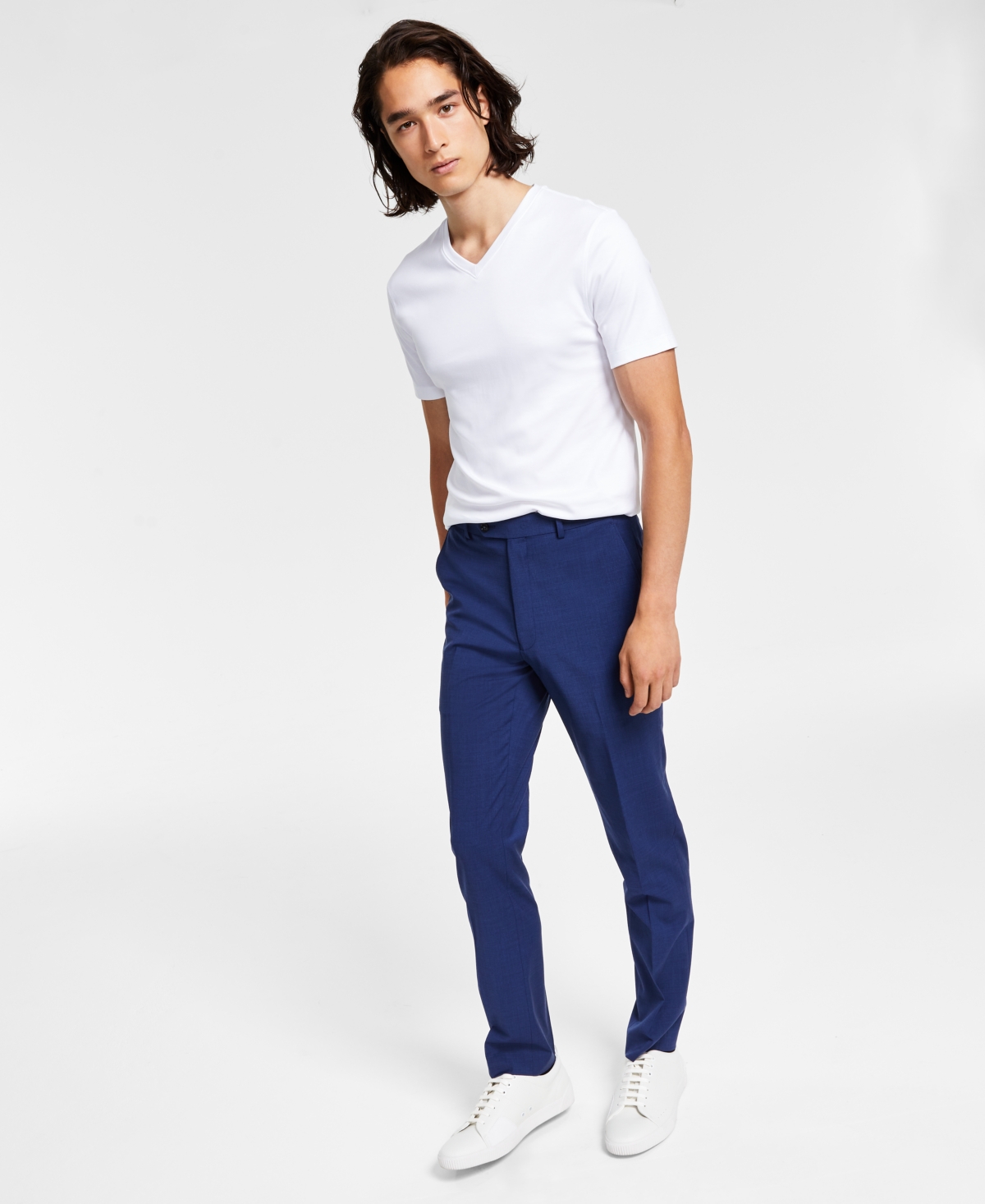Click here for Calvin Klein Mens Skinny-Fit Infinite Stretch Suit... prices