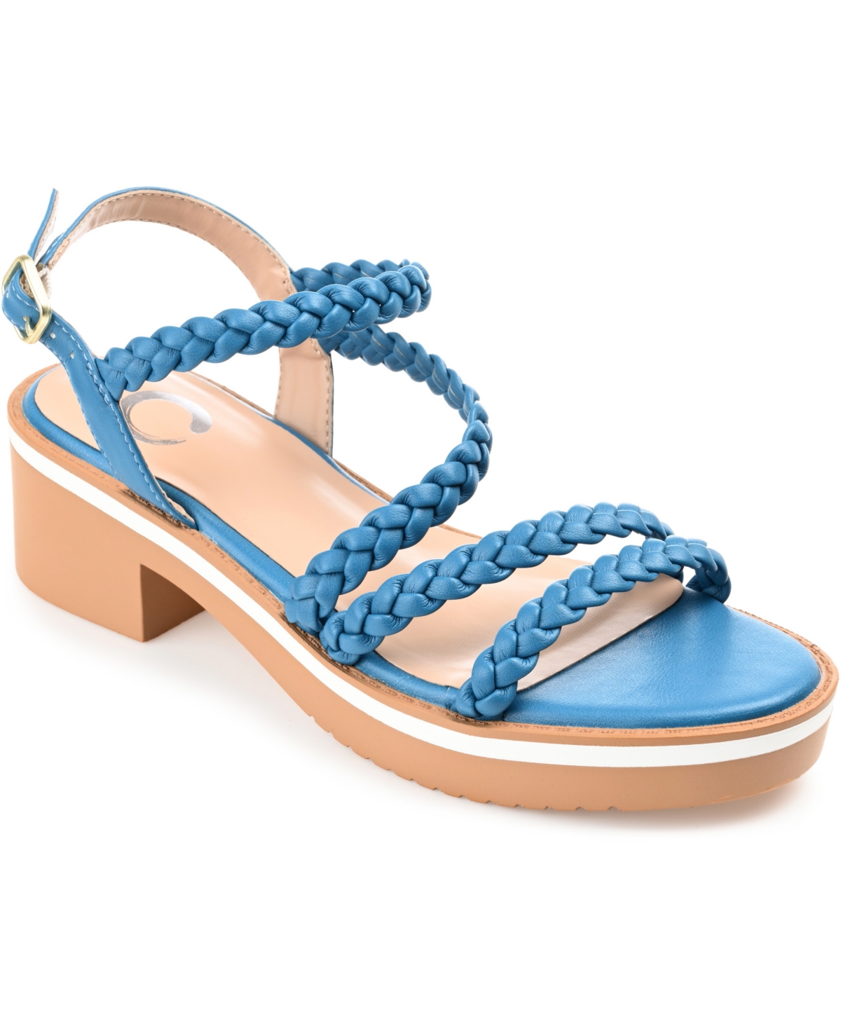 Journee Collection Women's Taralie Ankle-strap Sandals Women's Shoes In ...