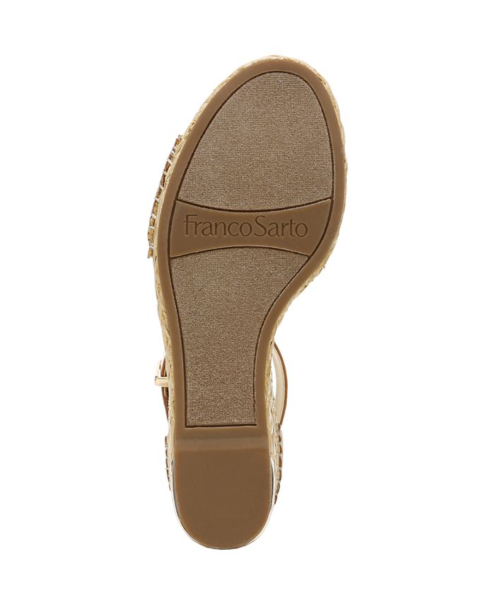 Franco Sarto Women's Clemens Espadrille Wedge Sandals - Macy's