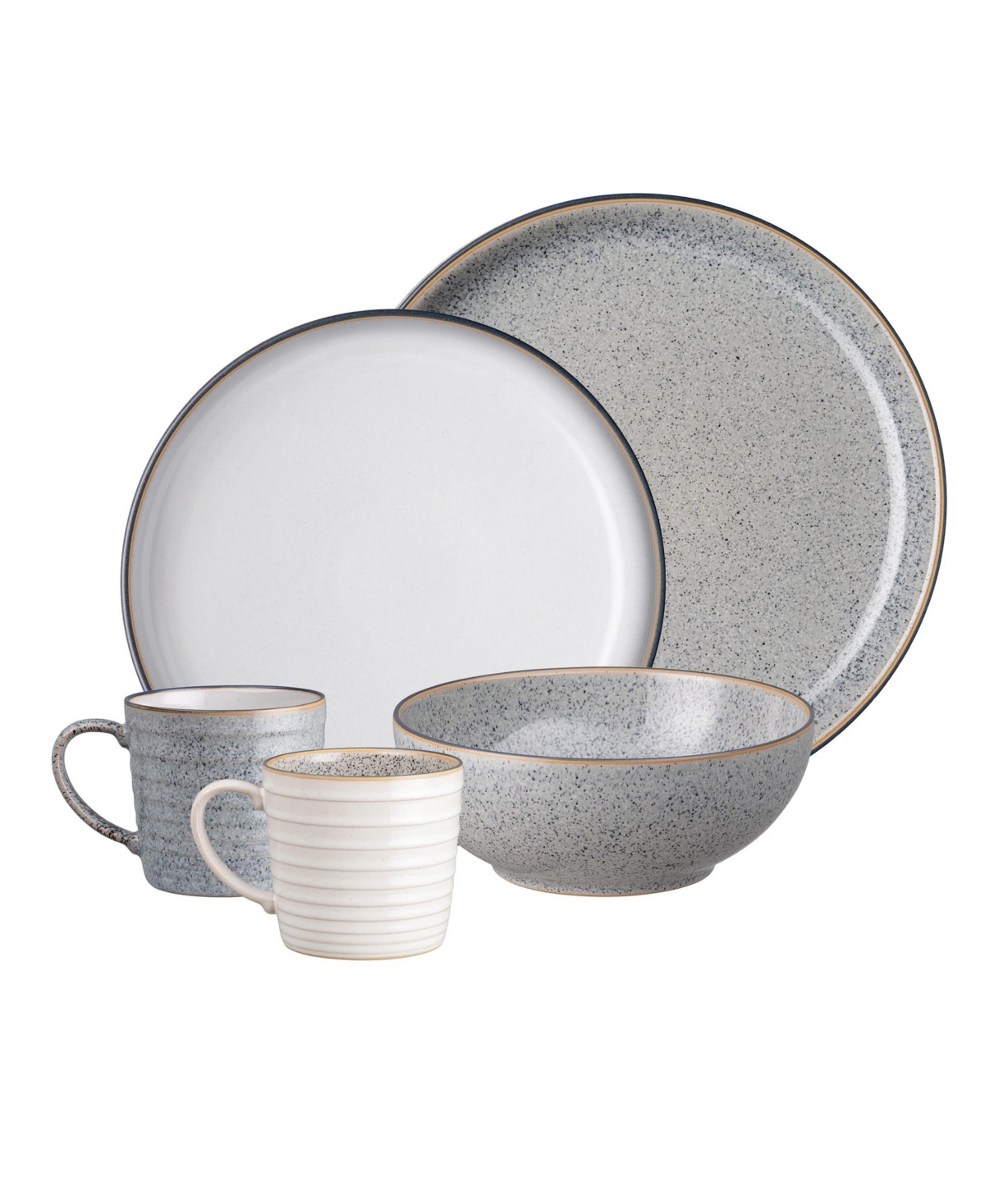 Click here for Denby Studio 16 Piece Dinnerware Set - Gray prices