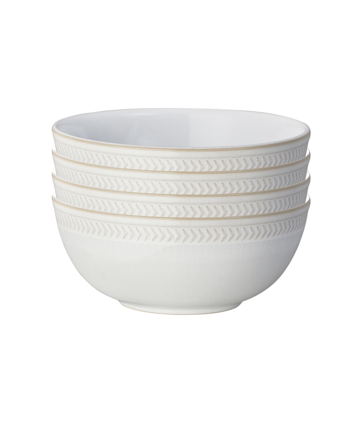 Click here for Denby Canvas Textured Cereal Bowls  Set of 4 - Nat... prices