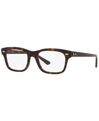 Ray-Ban RB5383 Burbank Optics Unisex Rectangle Eyeglasses - Macy's
