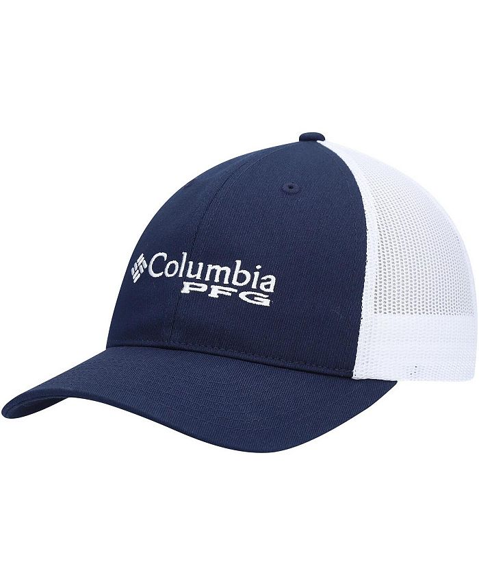 Columbia Men's Navy PFG Trucker Snapback Hat - Macy's