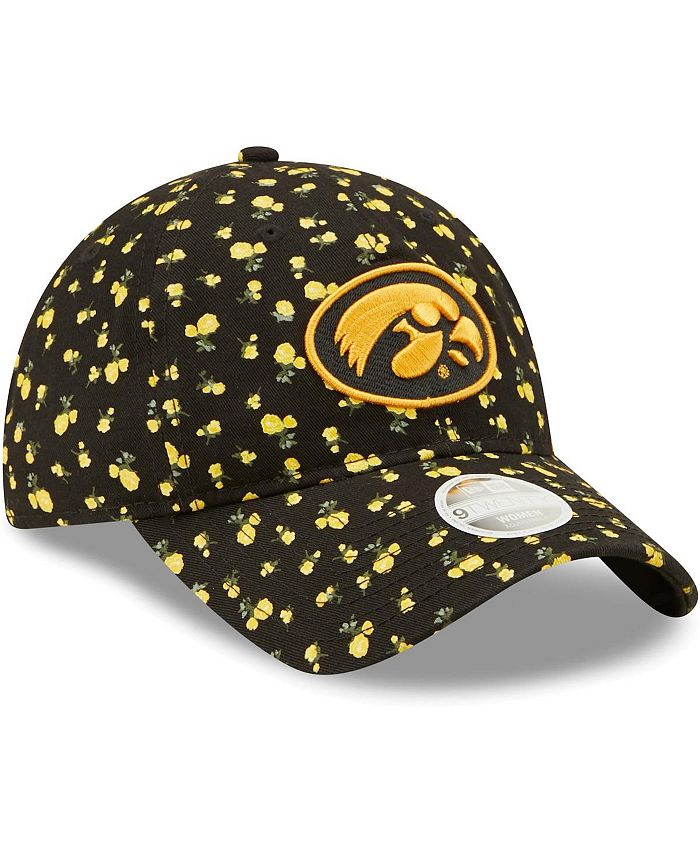New Era Women's Black Iowa Hawkeyes Floral 9TWENTY Adjustable Hat - Macy's