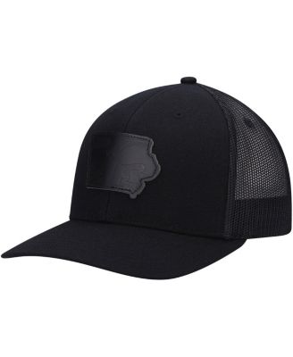Men's Local Crowns Iowa Blackout State Patch Trucker Snapback Hat - Macy's