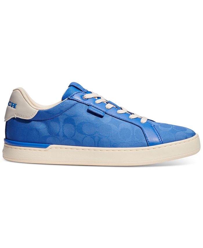 COACH Men's Lowline Signature Lace-Up Low-Top Sneakers - Macy's