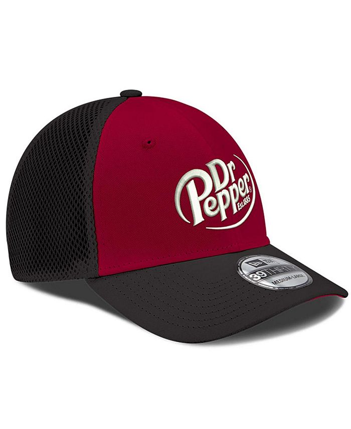 New Era Men's Cardinal, Black 23Xi Racing Dr. Pepper Neo 39Thirty Flex ...