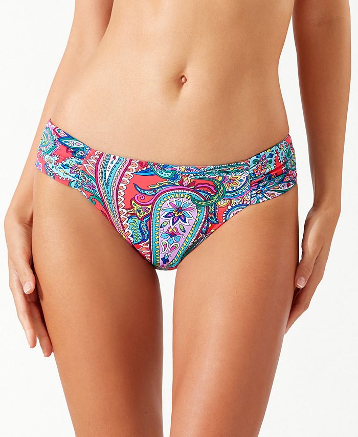 Tommy Bahama Womens Reversible Side Shirred Bikini Bottoms Macys