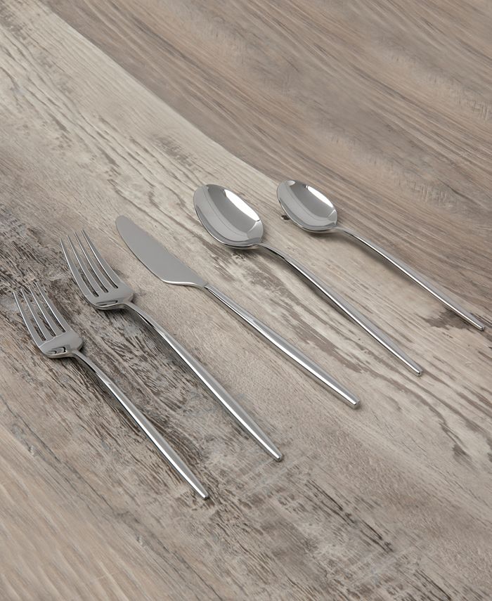 Cambridge Silversmiths Gaze Mirror 20-Piece Flatware Set, Service for 4 ...
