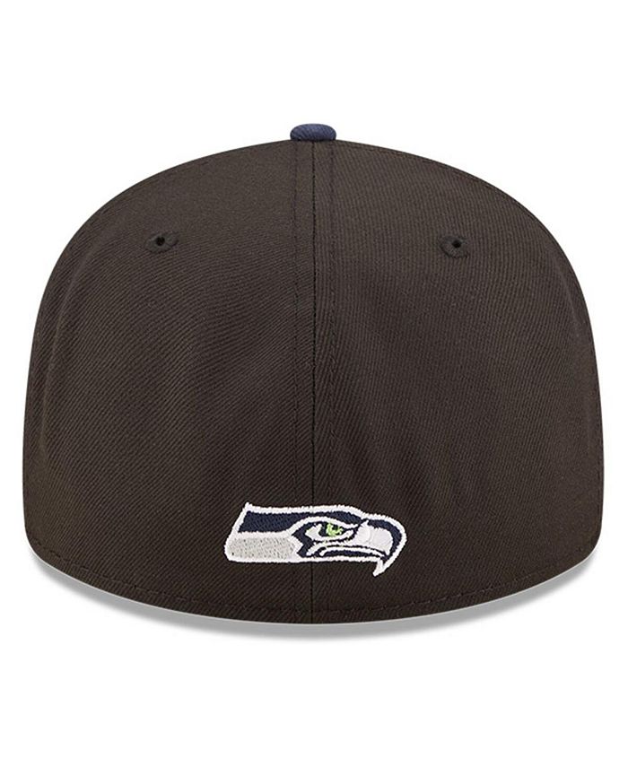 New Era Men's Black and Navy Seattle Seahawks 2022 NFL Draft Low ...