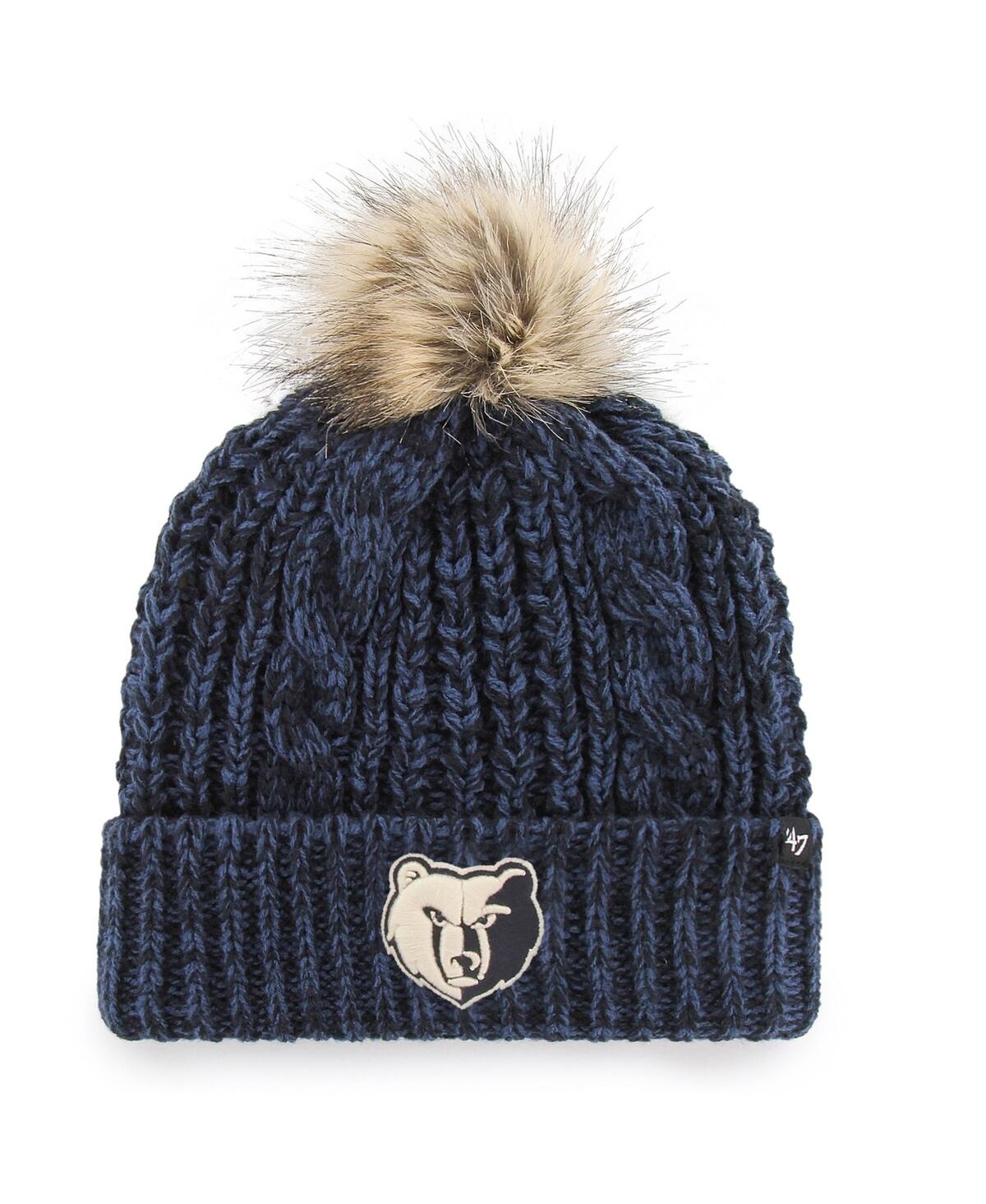 Click here for Womens 47 Navy Memphis Grizzlies Meeko Cuffed Knit... prices