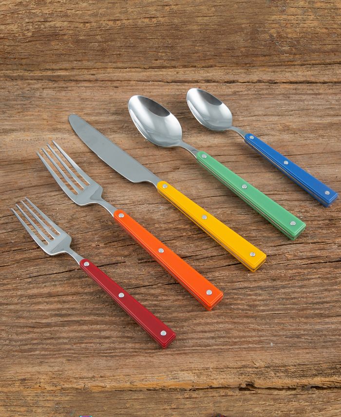 Fiesta Rhumba 20-Piece Flatware Set, Service for 4 - Macy's